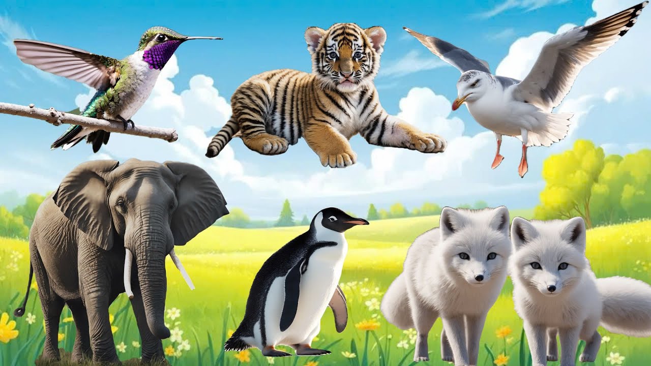 The Special Beauty of Animals - Hamster, Elephant, Zebra, Lion, Duck ...