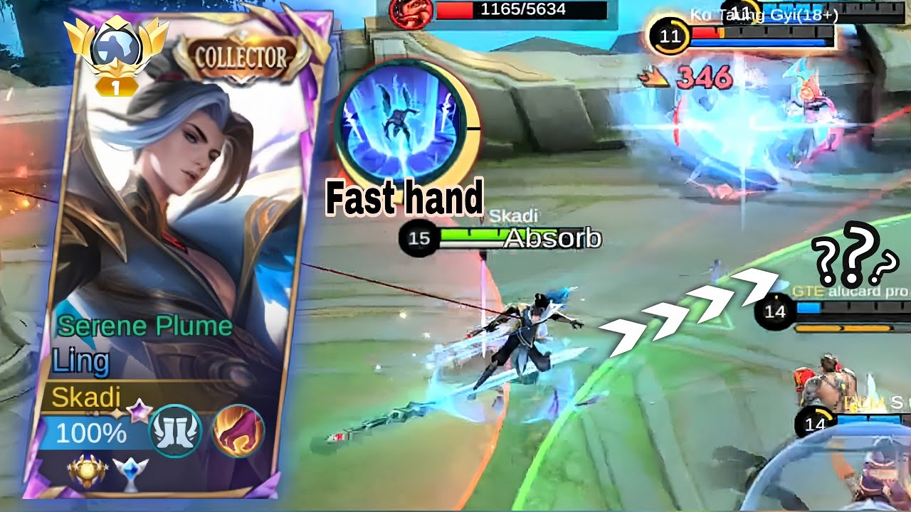 LING FASTHAND FREESTYLE SOLO RANKED!! EASY MANIAC & BEST 1 HIT BUILD😎 ...