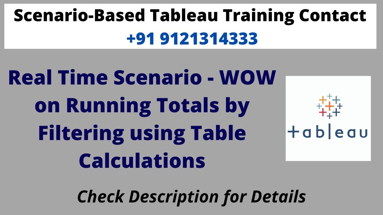 Real Time Scenario - WOW on Running Totals by Filtering using Table ...