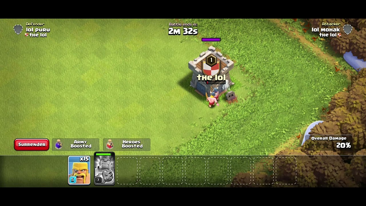 level 5 barbarian vs level 5 archer - YouTube