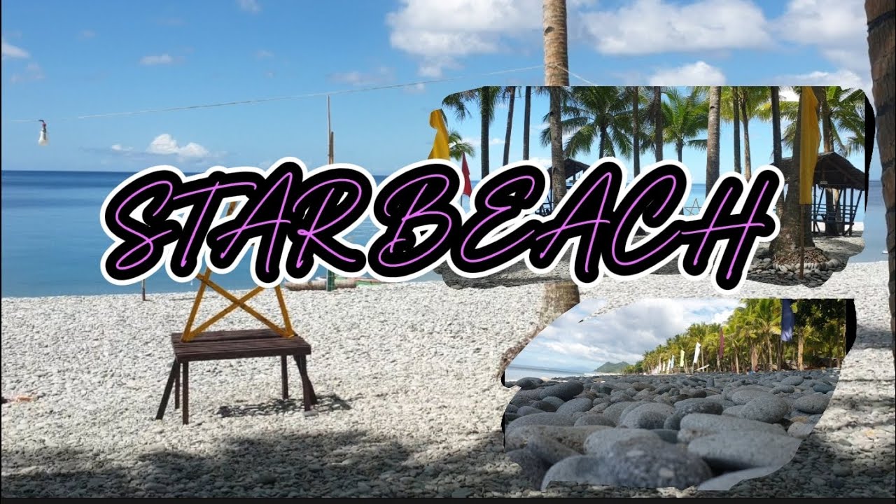 STAR BEACH.. catching some glimpse in famous beach in cantapoy malimono ...