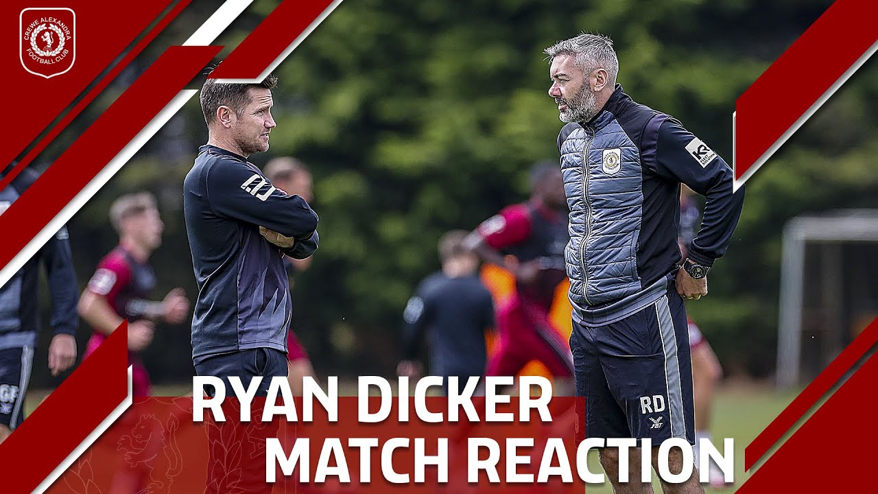 POST-MATCH REACTION | Ryan Dicker On First Pre-Season Outing - YouTube