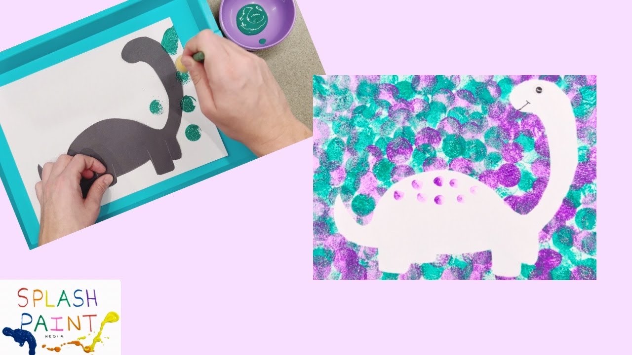 Preschool Craft Dinosaur Brachiosaurus - YouTube