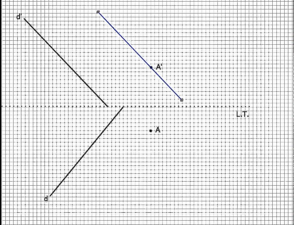 Monge (Descriptive) Geometry: finding the line parallel to another, by ...