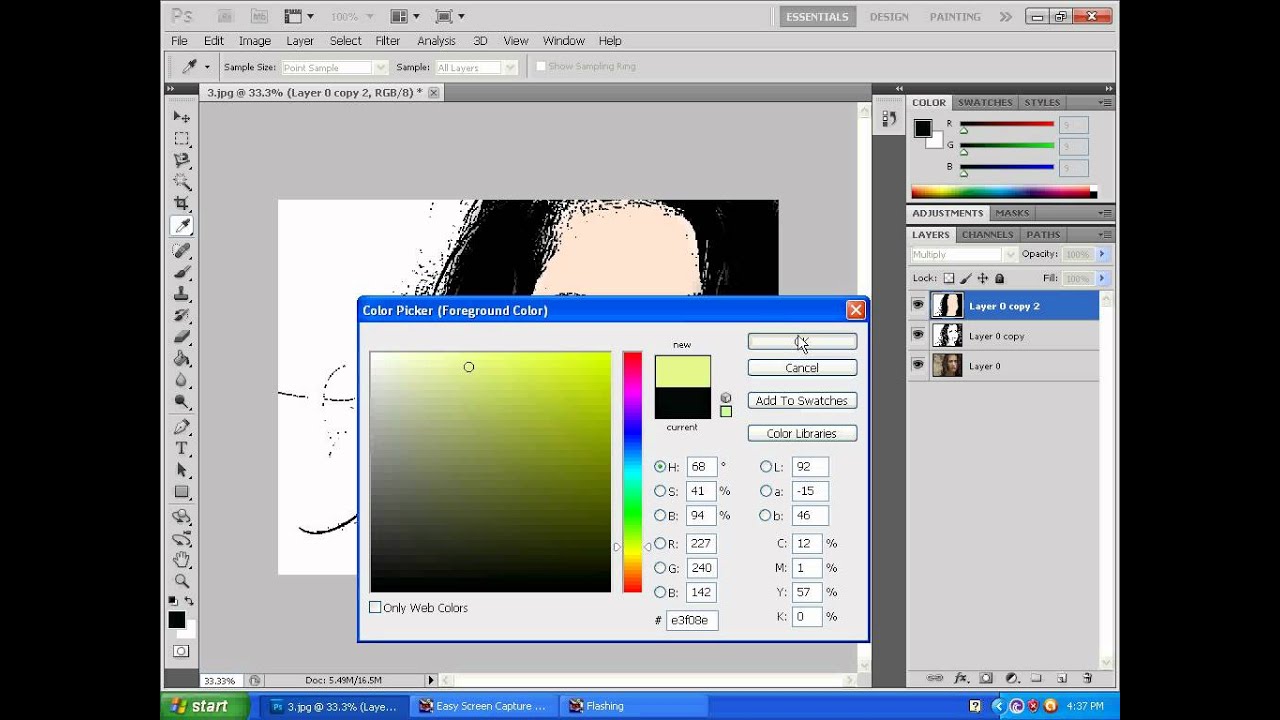 Cartoon Tutorial In Photoshop Cs5 Youtube