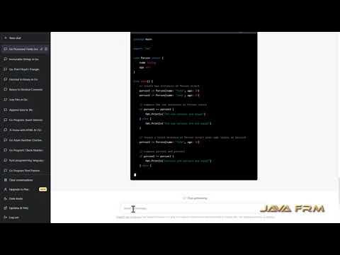 How to compare two structs in Golang 1.20 - YouTube