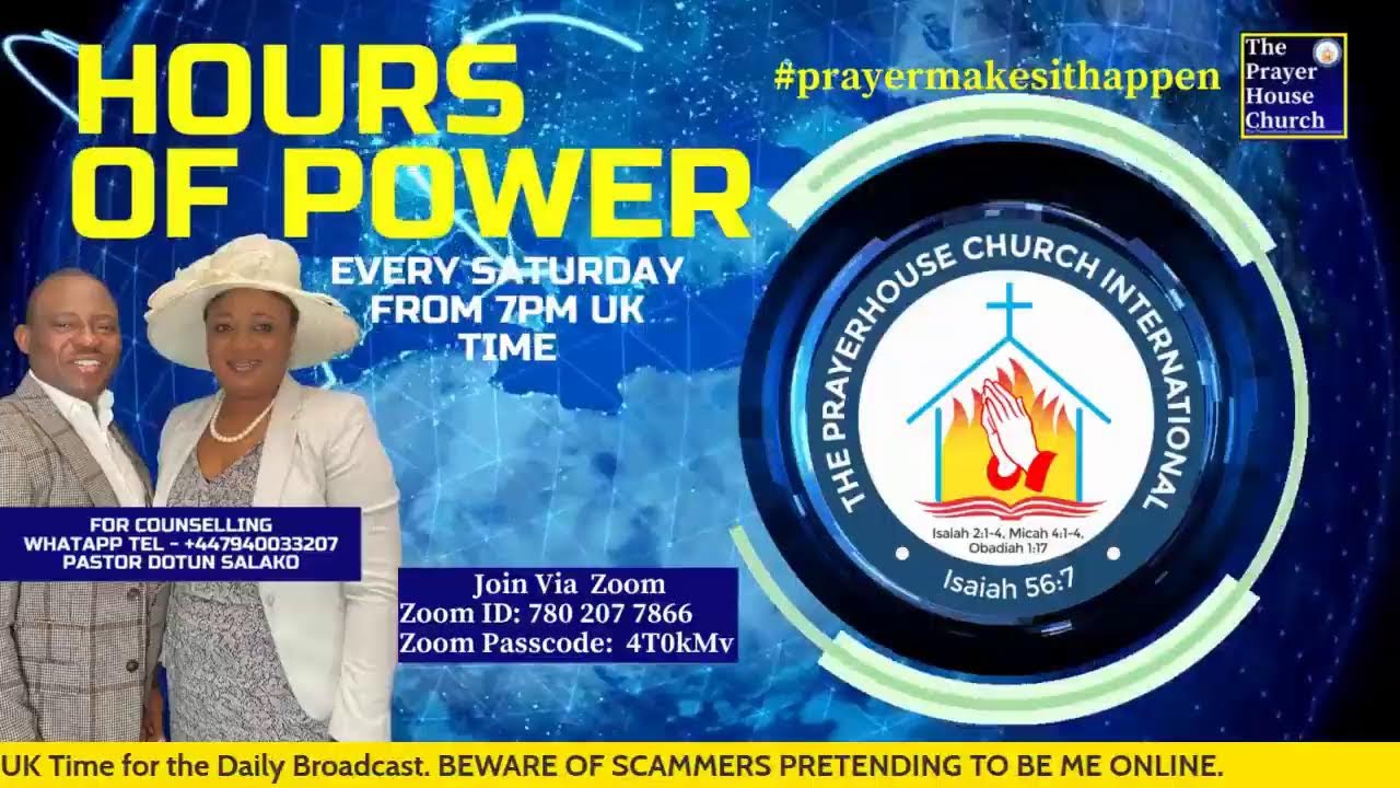 Hour Of Power || Every Saturday 7pm UK Time || Sat 13th May 2023 ...