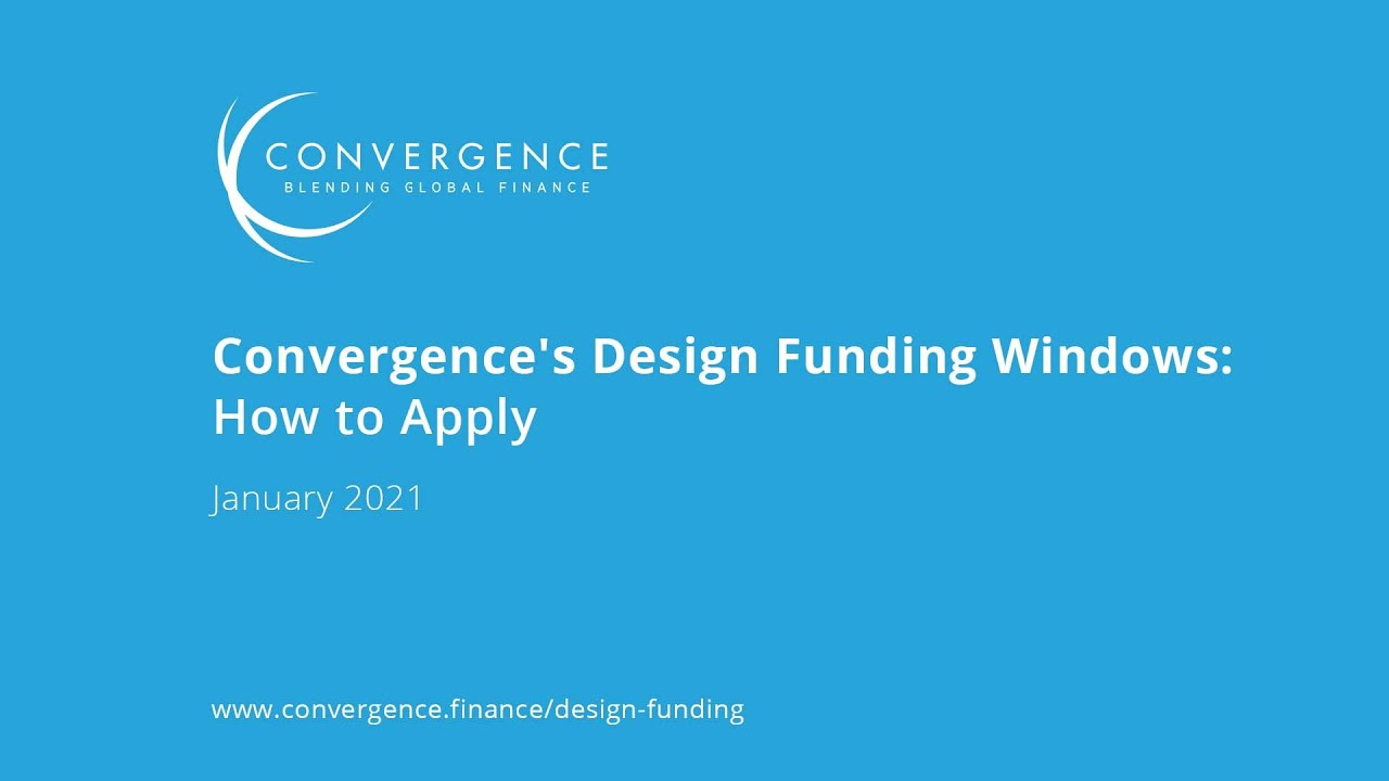 Convergence's Design Funding Windows: How to Apply - YouTube