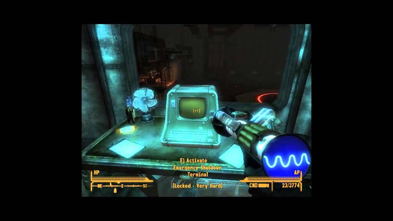 Fallout New Vegas Old World Blues Giant Robo Scorpion Shutdown Computer ...