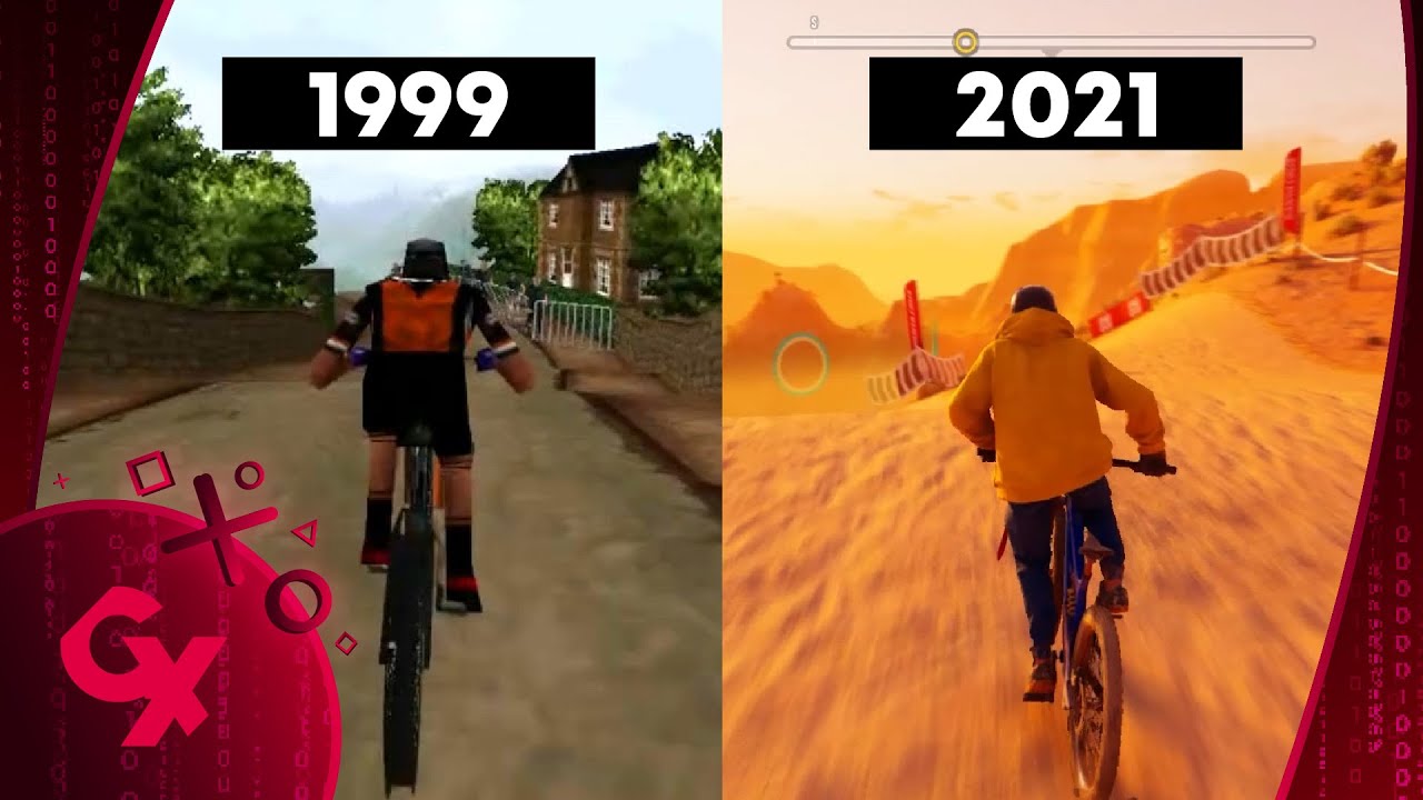 Evolution of Mountain Bike Racing Games Over The Years - YouTube
