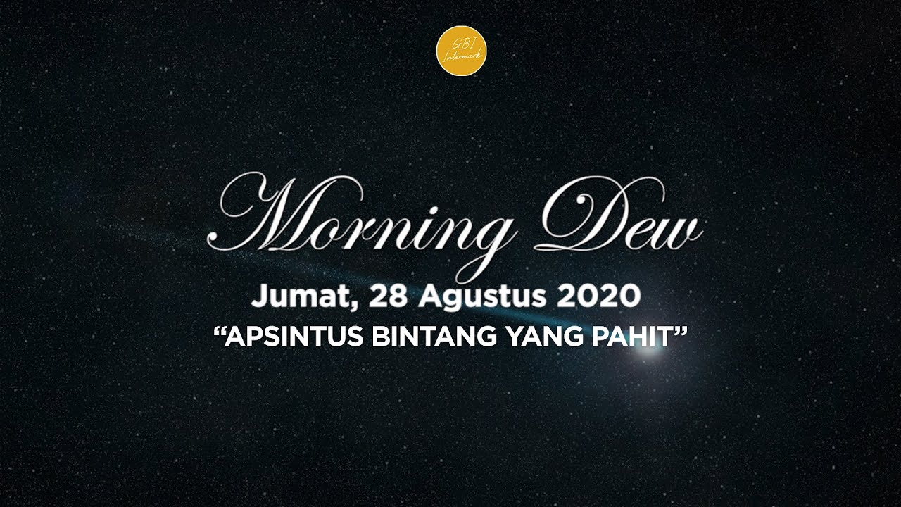 APSINTUS BINTANG YANG PAHIT - MORNING DEW - YouTube