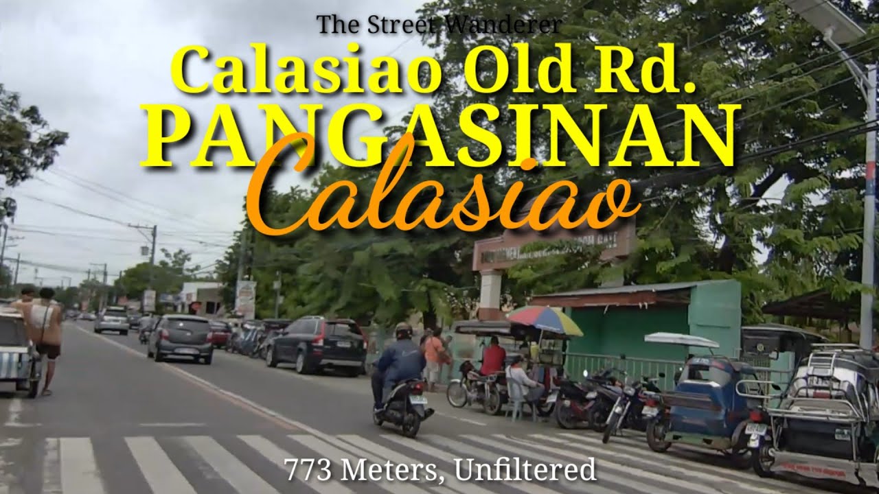 The remarkable CALASIAO OLD ROAD in Barangay Quesban in Calasiao ...