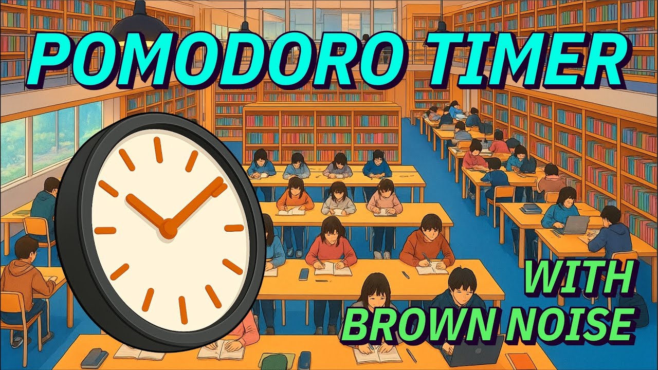 Focus Timer 25/5 - Two hour Pomodoro Session - YouTube