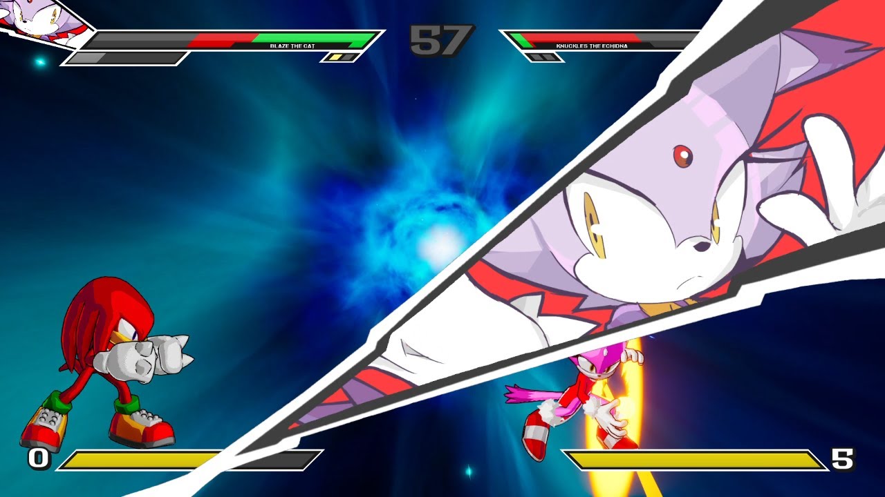 BLAZE vs KNUCKLES (Request) Hardest Difficulty! Sonic Smackdown in 2021 ...