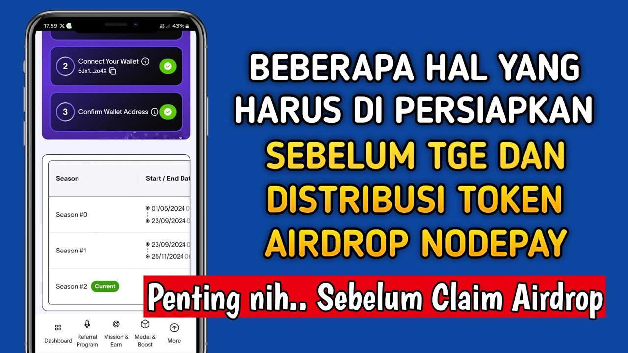 Yang Perlu di Persiapkan Sebelum TGE & Distribusi Token Airdrop Nodepay - YouTube