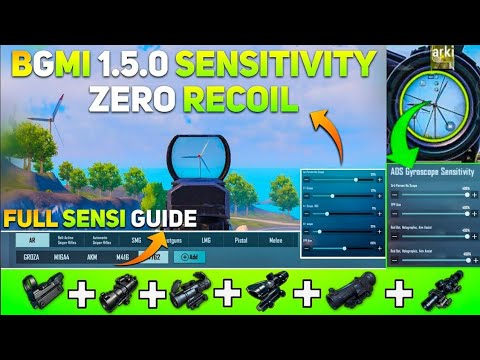 😱NO RECOIL SENSITIVITY SETTINGS FOR BGMI • FULL GYRO & NON GYRO ...