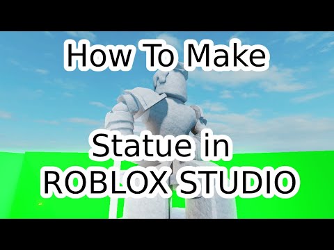 (ROBLOX STUDIO TUTORIAL) How To Make STONE STATUE In Roblox Studio (#5 ...