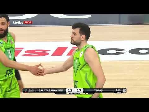 Maç Özeti:Galatasaray Nef - Tofaş 29.Hafta Maç Özeti