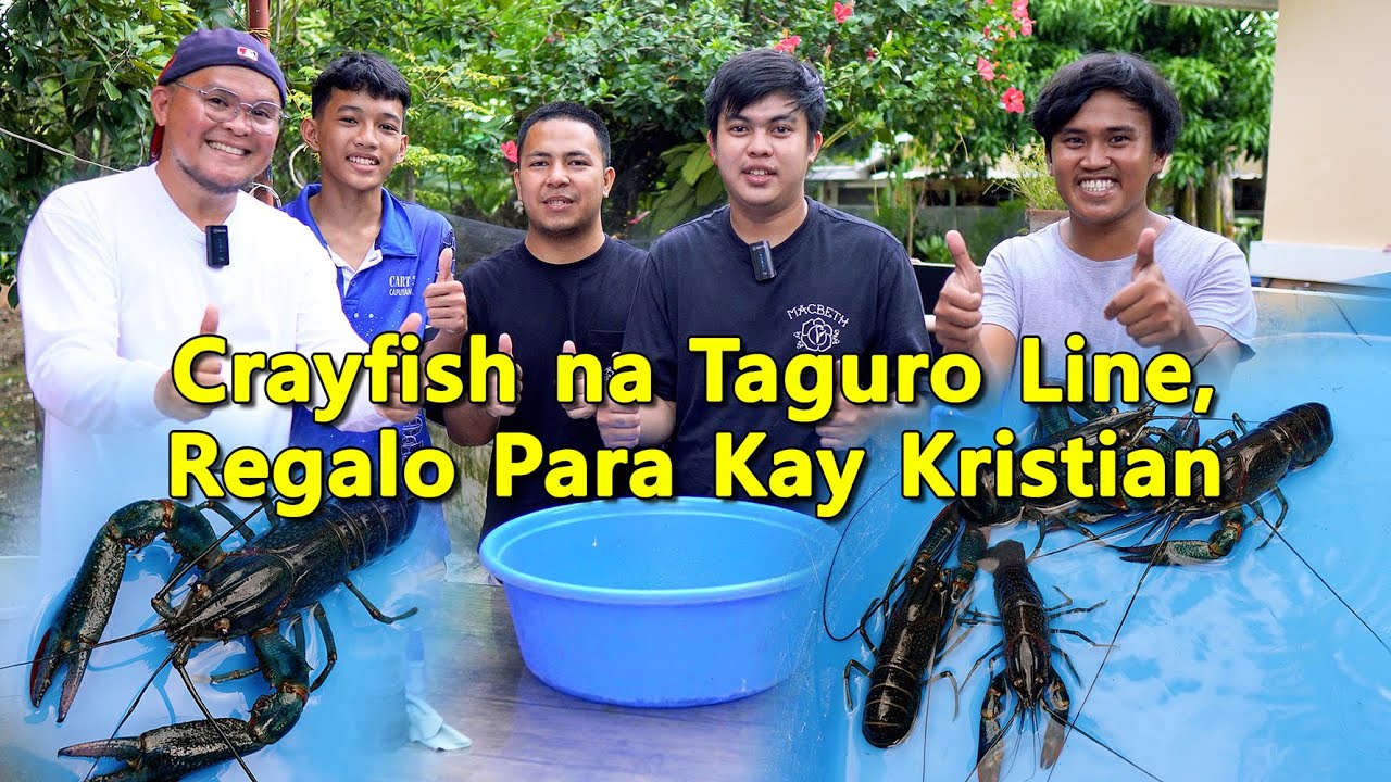 Crayfish na Taguro Line, Regalo Para Kay Kristian - YouTube