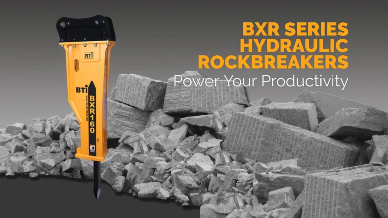 Breaker Technology // BXR Series Large Size Hydraulic Breakers // Power ...