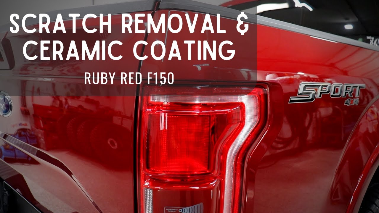 Ruby Red Truck Paint Correction and Ceramic Coating - YouTube