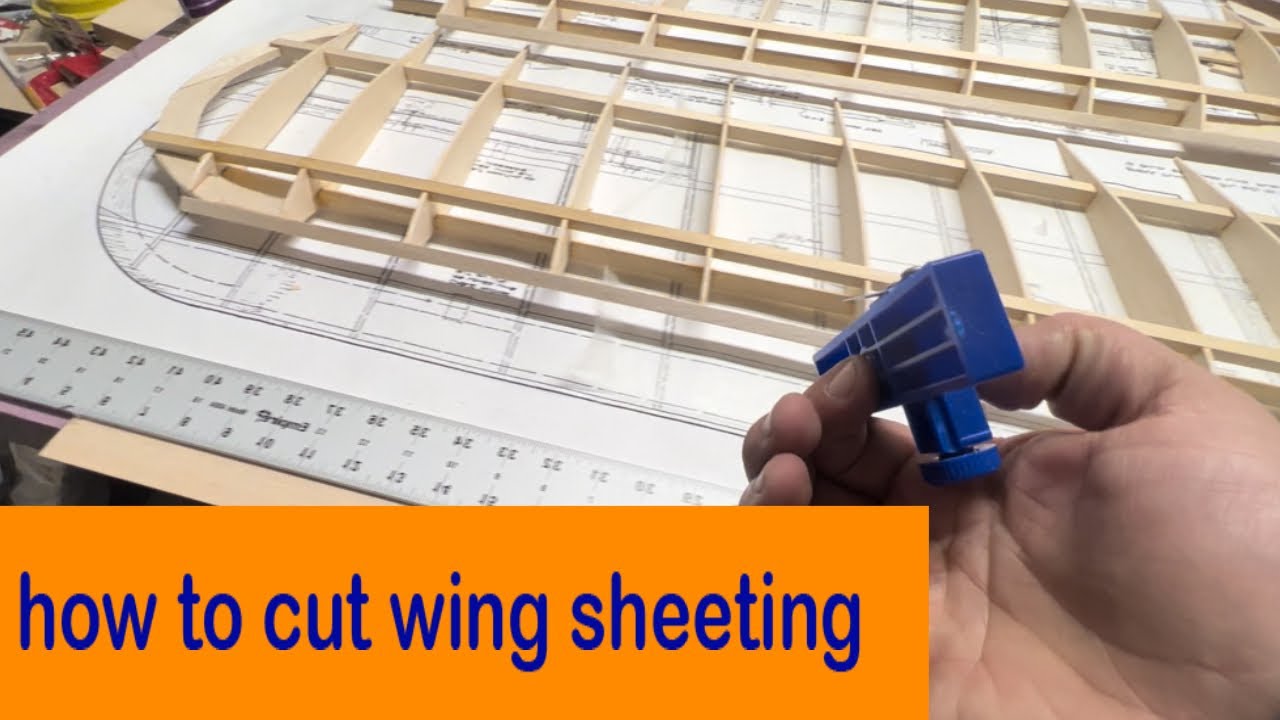 Trailing edge wing sheeting for Pitts top wing - YouTube