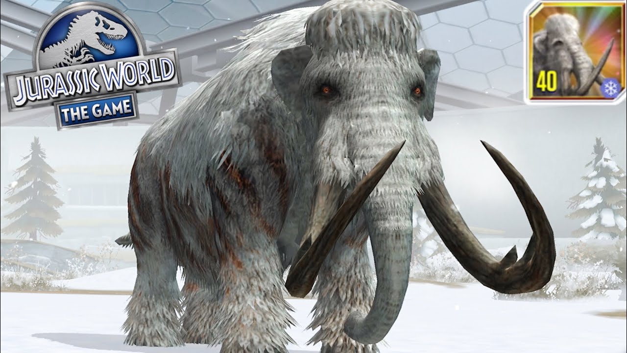 Jurassic World: The Game EP384 WOOLLY MAMMOTH LV MAX - YouTube