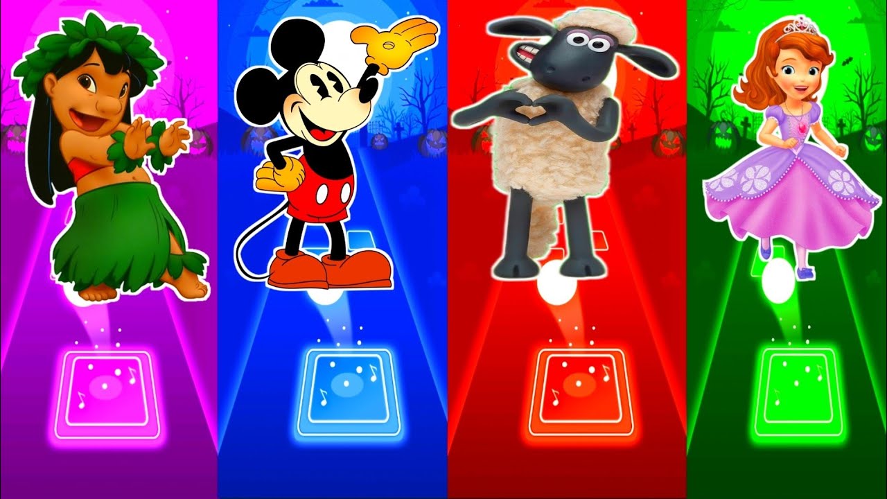 Lilo Stitch 🆚 Mickey Mouse 🆚 Shaun the Sheep 🆚 Sofia The Frist 🎶 Who is ...