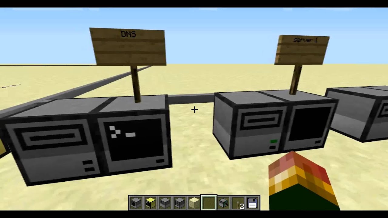 dynet: internet in minecraft (computercraft) with dynamic pages! - YouTube