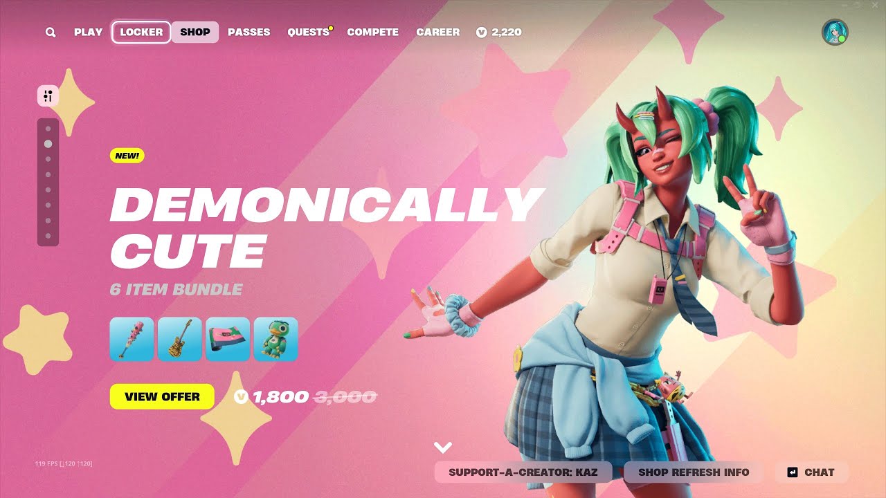 NEW Nemia Skin Fortnite Item Shop 1/17 - YouTube