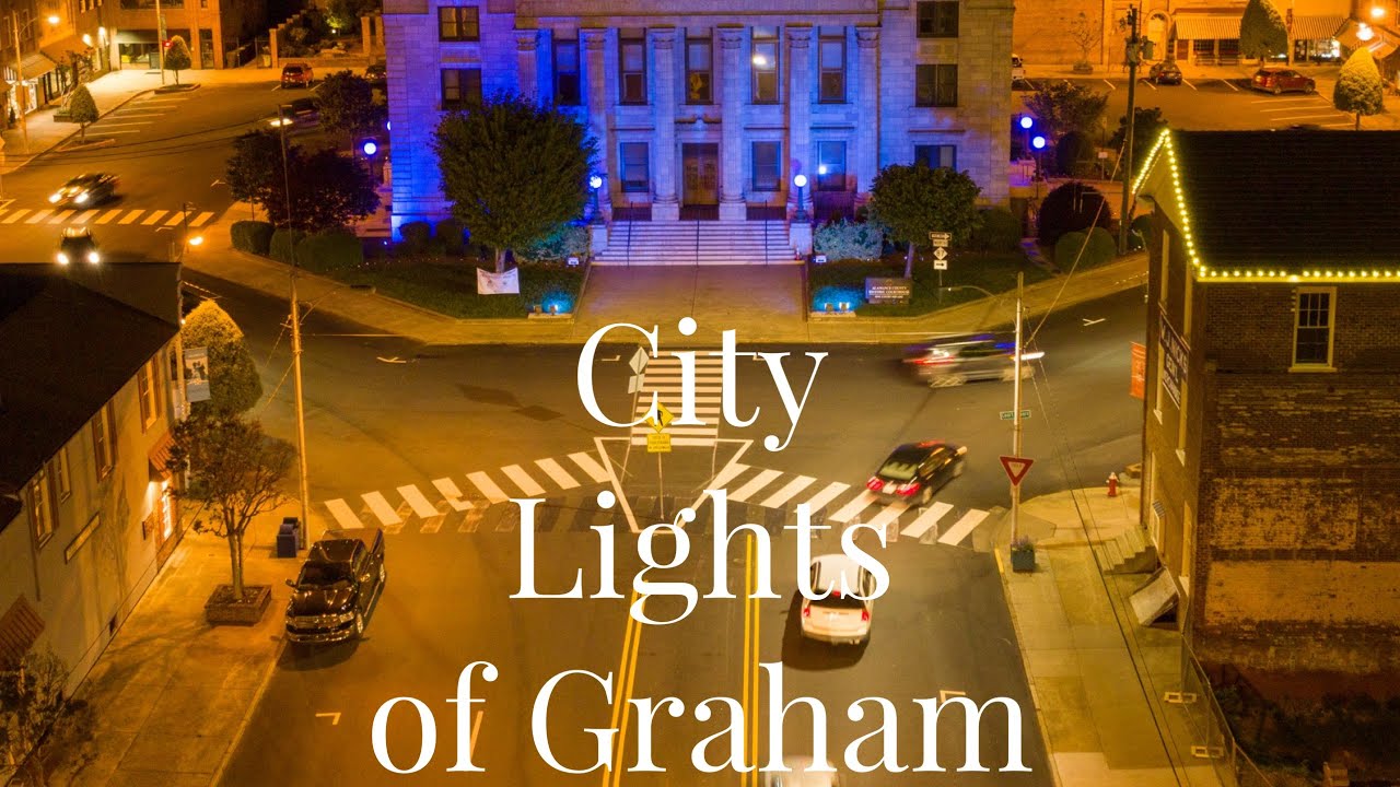 City Lights of Graham, North Carolina (#asmr ) - YouTube