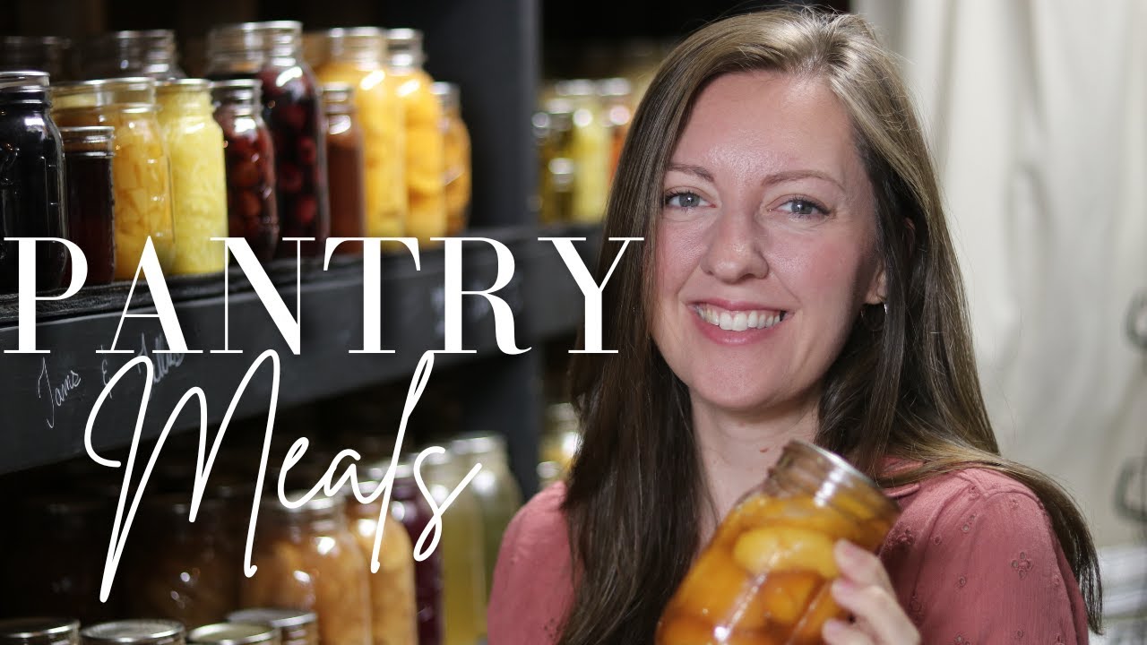 A Week of Easy Homemade Meals | Pantry Cooking & Meal Prep - YouTube