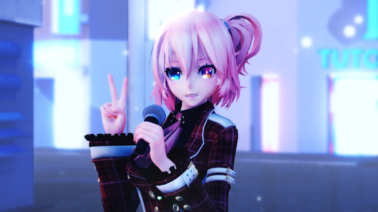 【MMD／TDA】「Just Be Friends」 Luka【4K】 - YouTube