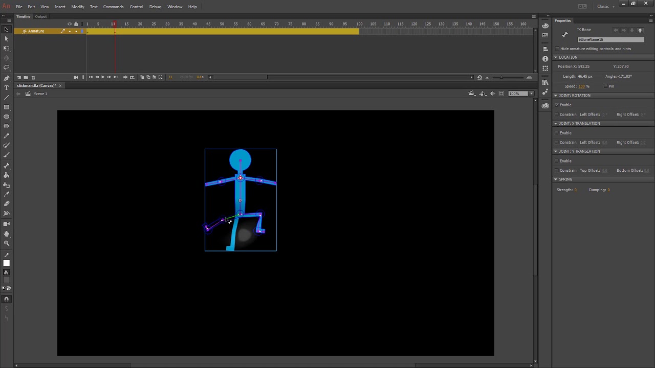 Adobe Animate: Stickman - YouTube