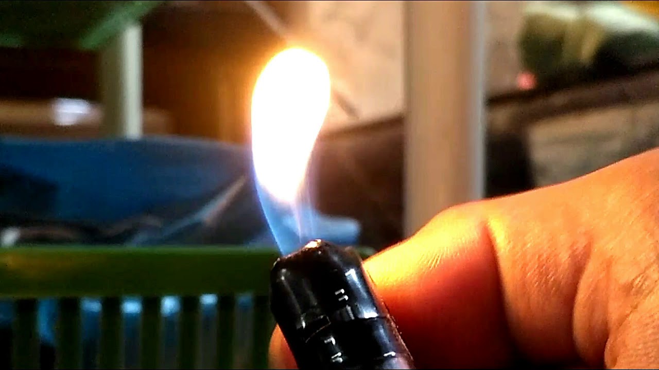 korek api (slow motion) - YouTube