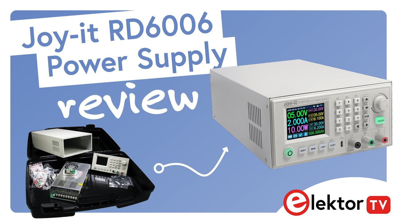 JOY-iT RD6006 Power Supply Review - YouTube
