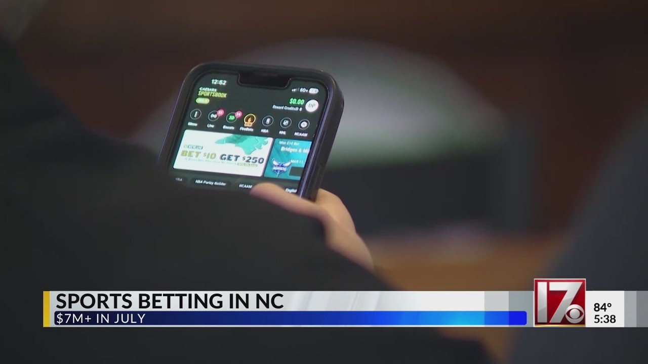 July NC sports betting numbers released - YouTube