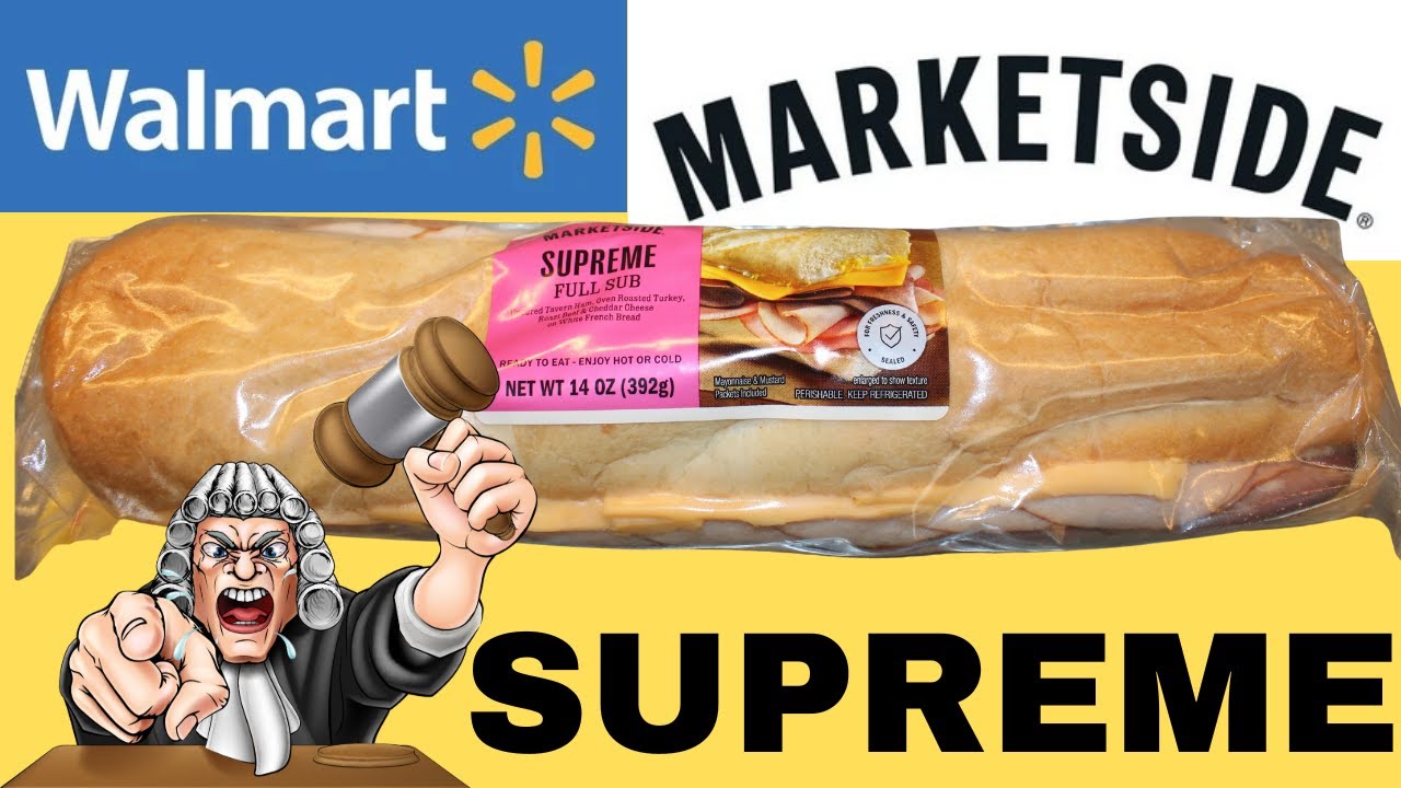 Marketside (Walmart) Supreme Full Sub Review - YouTube