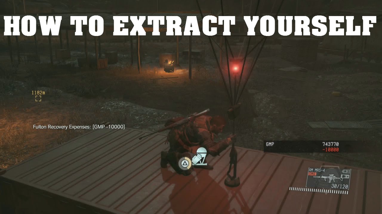 HOW TO EXTRACT YOURSELF METAL GEAR SOLID 5 - YouTube