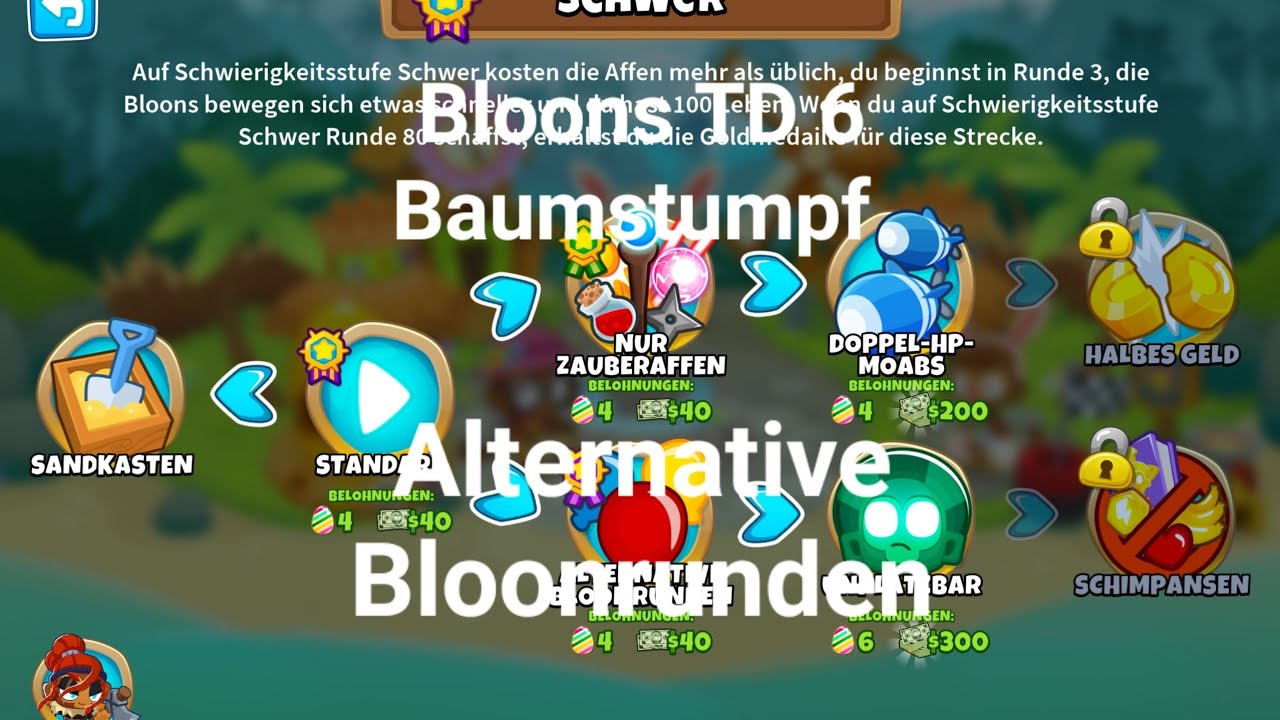 Bloons TD 6 | Baumstumpf Alternative Bloonrunden | April 09, 2023 |bessere Qualität| - YouTube