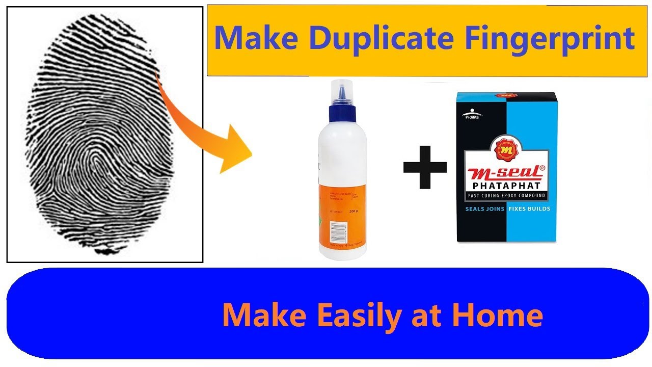 how to make fingerprint clone - YouTube