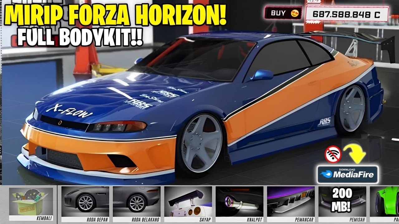 Mirip Forza Horizon🔥 Game Racing Open World OFFLINE Map Luas Dengan ...