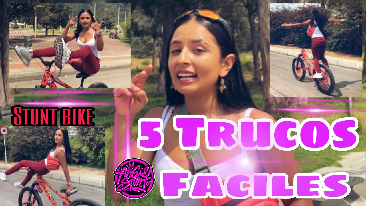 5 TRUCOS PARA COMENZAR HACER STUNT //ANGIE STUNT\\ - YouTube