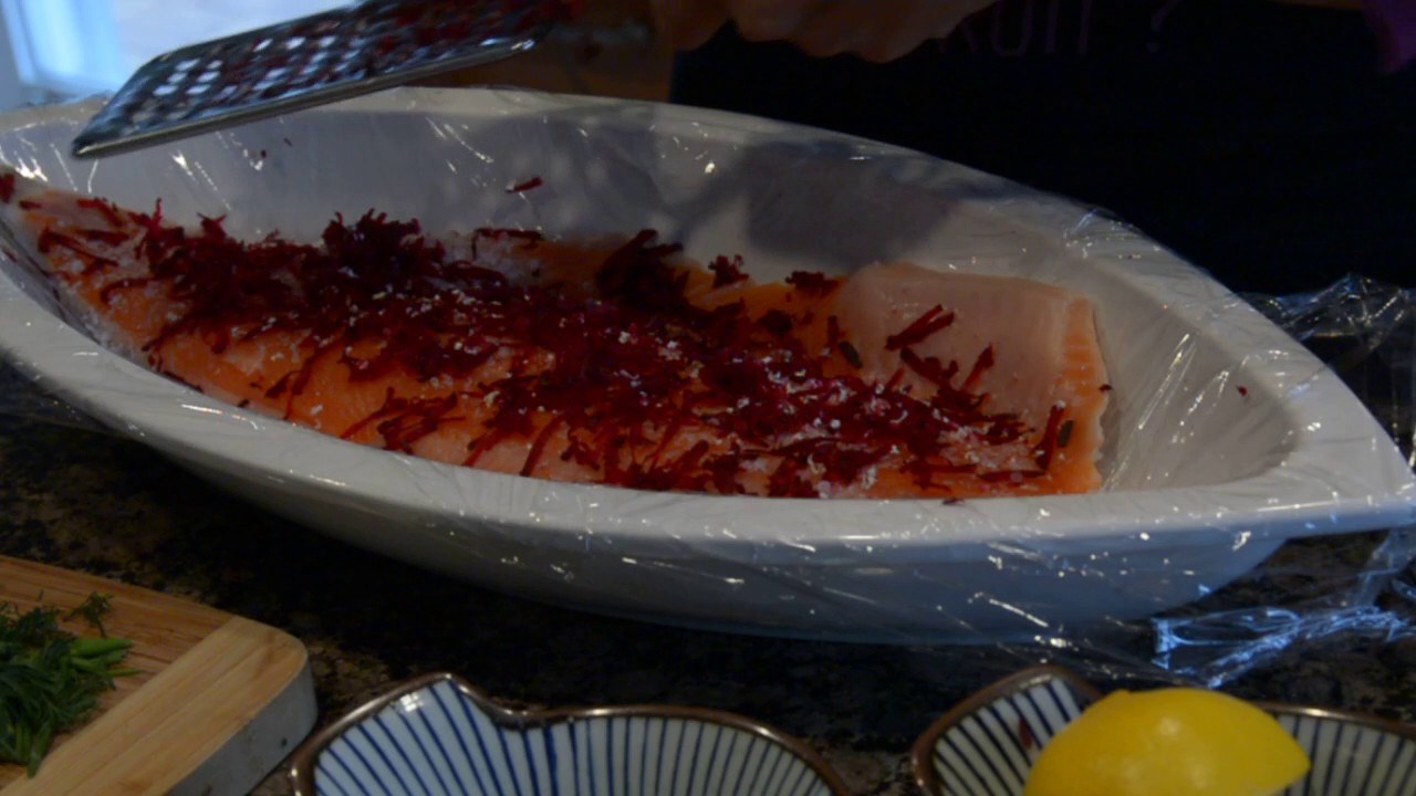 Gravlax Part 1, how to cure - YouTube