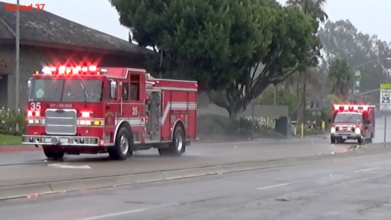 AMR & San Diego Fire Responding (Compilation 2) - YouTube