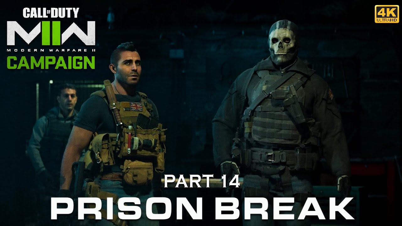 CALL OF DUTY MODERN WARFARE 2 CAMPAIGN WALKTHROUGH | PART 14: PRISON ...