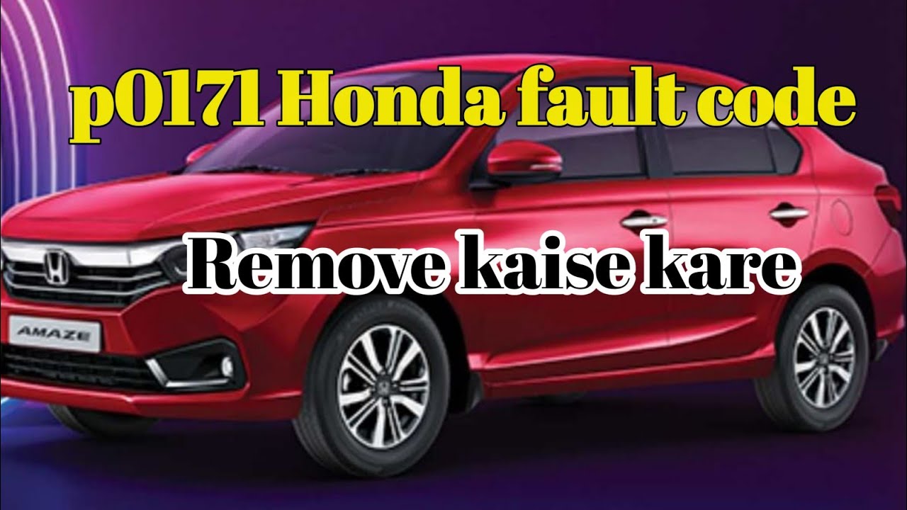 p0171 Honda's fault code - YouTube