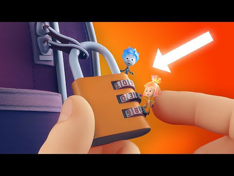 Zamknięte na kłódkę | Kreskówki dla dzieci | Fiksiki