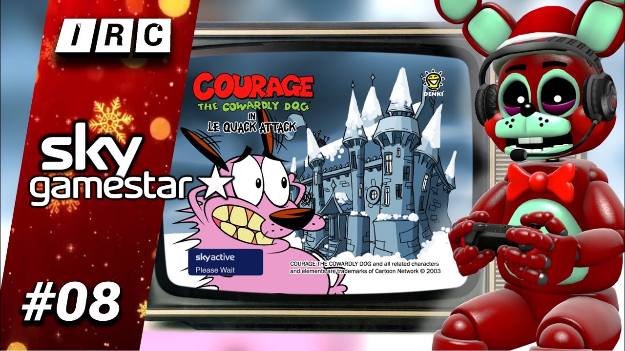 Courage The Cowardly Dog in Le Quack Attack - Playing Sky Gamestar Live ...