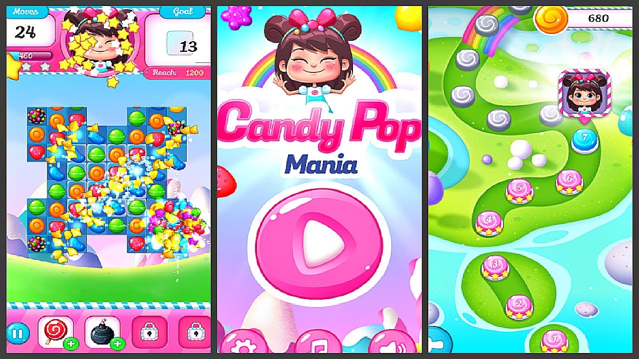 CandyPop Mania (Gameplay Android) - YouTube